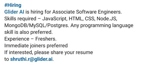 Rafik Tamboli On Linkedin Freshers Fresher Hiring Punejobs Punehiring Pune Php Java