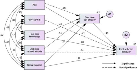 Final Path Diagram Path Coefficients Were Standardized Estimates The