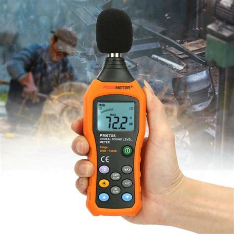 PEAKMETER PM LCD Digital Audio Decibel Sound Noise DB Meter DB To DB AUSCOM