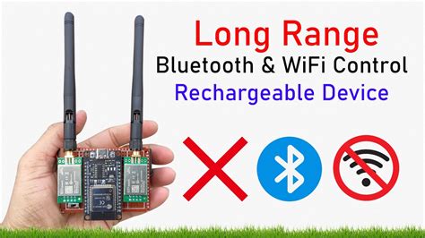 Diy Build A Long Range Rechargeable Bluetooth And Wifi Control Device Esp32 Nrf24 E01 2g4m27d