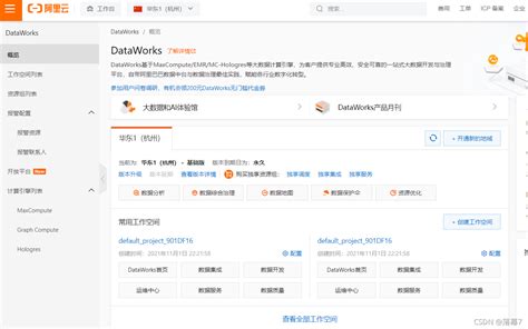 阿里云平台的dataworks使用教程 阿里云dataworks教程 csdn博客