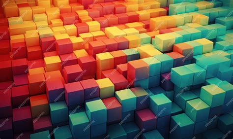 Premium Ai Image Abstract Background Or Wallpaper With Medium Orchid Color 3d Cube Patterns