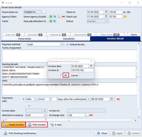 Dual Currency On HRK Invoices Booking Manager