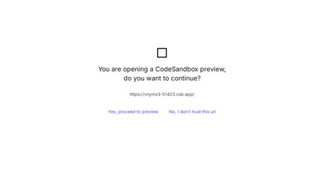 Example Codesandbox