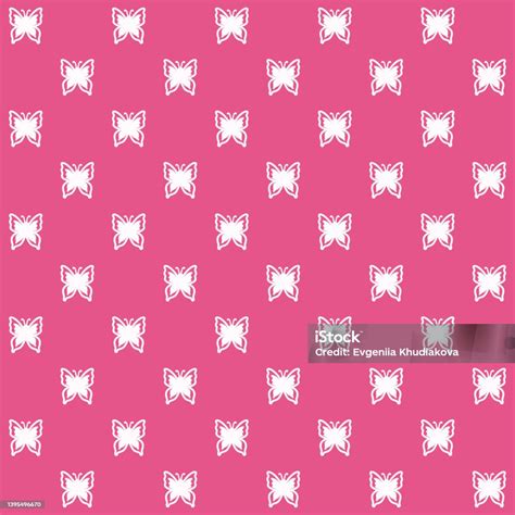 나비로 추상적 인 이음새가 없는 패턴을 그물 귀여운 그리드 Y2k 배경 향수를 불러일으키는 2000년대 벡터 프린트 레트로 소녀 격자 배경 1990 년대 스타일 1990