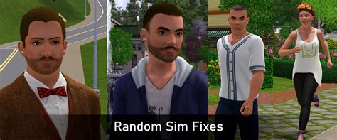 Mod The Sims Random Sim Fixes 2 0
