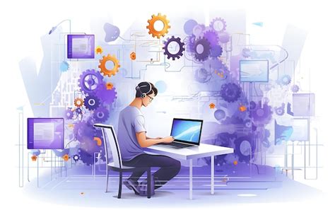 Premium Ai Image Automated Testing Abstract Concept Vector Illustration