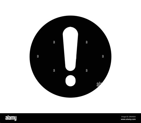 Error Circle Icon Round Circular Warning Button Alert Attention Caution