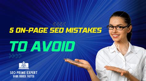 5 Common On Page Seo Mistakes To Avoid