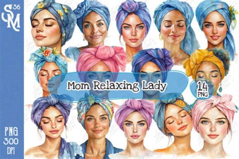 Mom Relaxing Lady Png Graphic By Stevenmunoz56 · Creative Fabrica