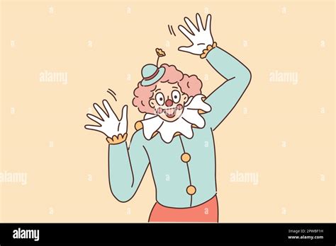 Funny Clown Performing Stock Vector Image And Art Alamy