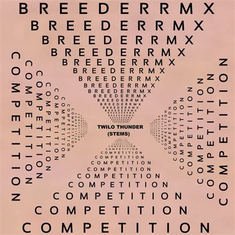 Breeder Remix Stems Twilo Thunder Hooj Choons