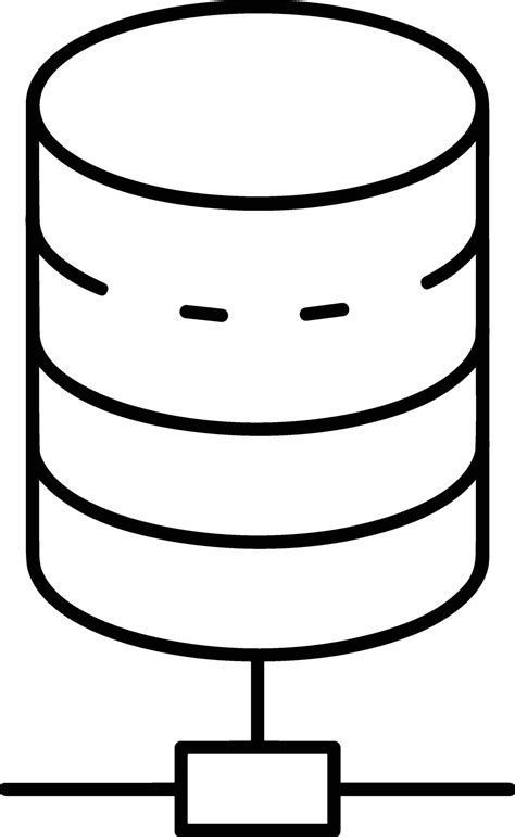 Storage Data Icon Symbol Image For Database Illustration Vector Art At Vecteezy