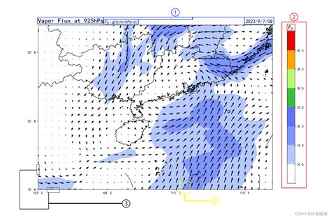 气象绘图—模仿绘制风速水汽通量图 Csdn博客