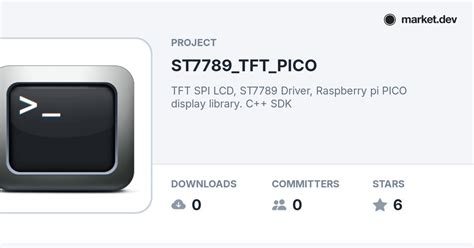 St7789tftpico Ecosystem Directory Marketdev