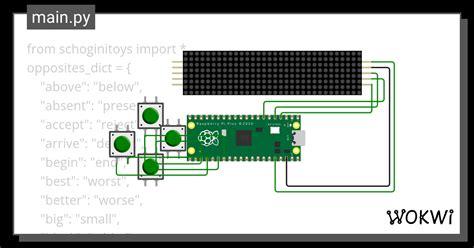 P01 L221 Word Opposites Wokwi Esp32 Stm32 Arduino Simulator