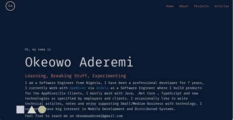 Personal Website Showcase Processwire Support Forums