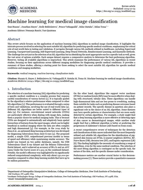 Machine Learning For Medical Image Class Pdf Machine Learning