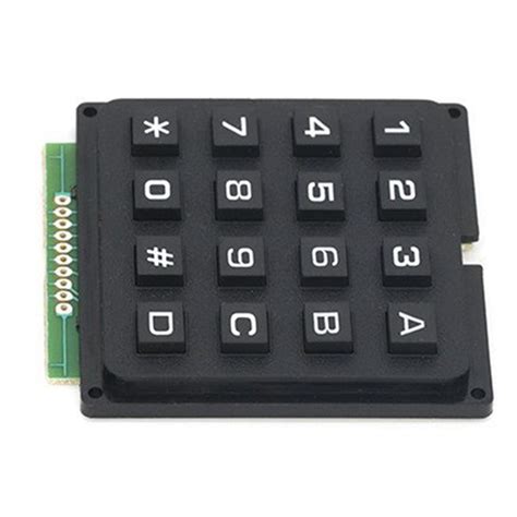 Single Chip Keyboard Key Mt 43 4x4 Industrial Keyboard Module Line Scan