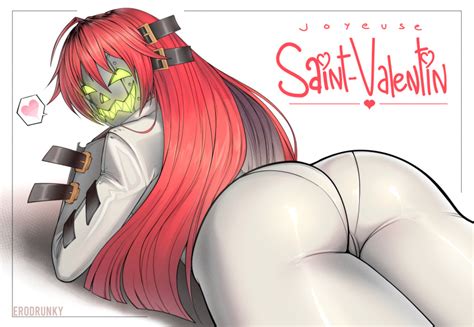 Rule 34 Ass Erodrunky Guilty Gear Jack O Valentine Looking Back Mask