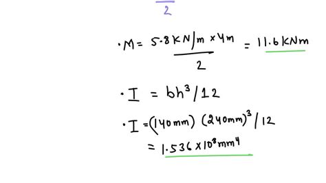 a prismatic beam with rectangular cross section is supported as shown