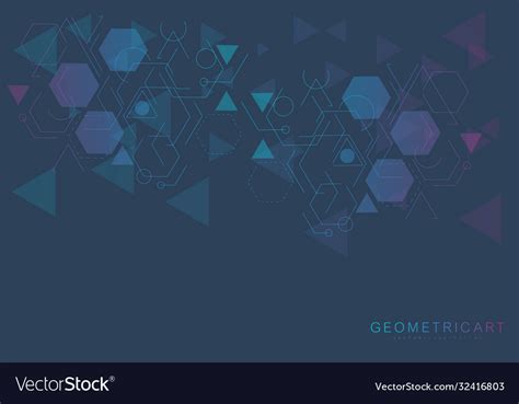 Science Network Pattern Connecting Lines And Dots Vector Image