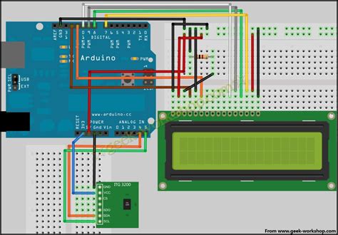 Arduino教程系列14 Itg 32003205陀螺仪传感器实验 Arduino入门arduino教程陀螺仪 Arduino智造