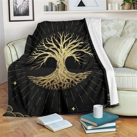 Tree Of Life Blanket Bohemian Throw Blanket Tree Of Life Etsy