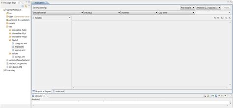 Android Blank Graphical Layout Stack Overflow