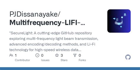 Github Pjdissanayake Multifrequency Lifi Telecommunication System Securelight A Cutting