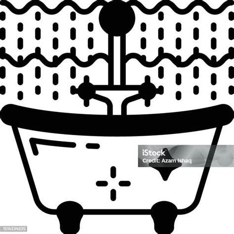 온수 욕조와 자쿠지 청소 및 소독 개념 분사식 욕조와 욕실 벡터 아이콘 디자인 청소 하우스키핑 기호 사무실 관리인 간판 포터