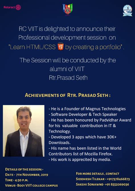 Speaker At Htmlcss Event Prasad Seth The Tech Savvy