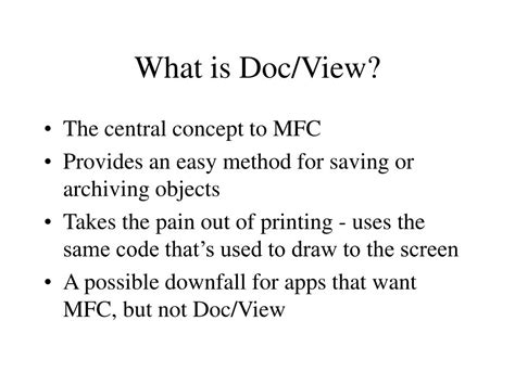Ppt Mfc Workshop Powerpoint Presentation Free Download Id2402483