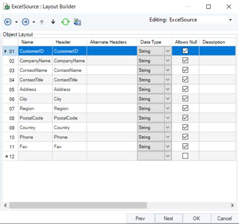 Excel Workbook Source Centerprise 8 Documentation