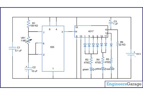 Circuit Diagram Of A Traffic Light Arduino Traffic Light Controller Circuit Diagram