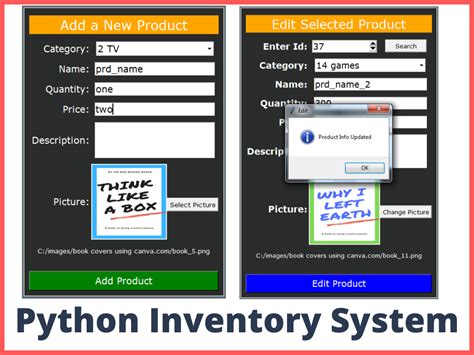 Inventory Management System Using Python With Source Code Inventory