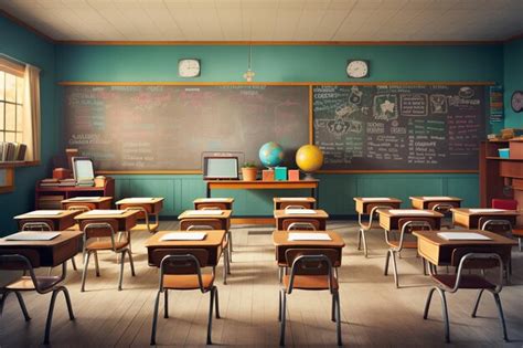 17 000 Retro Educational Setting Pictures