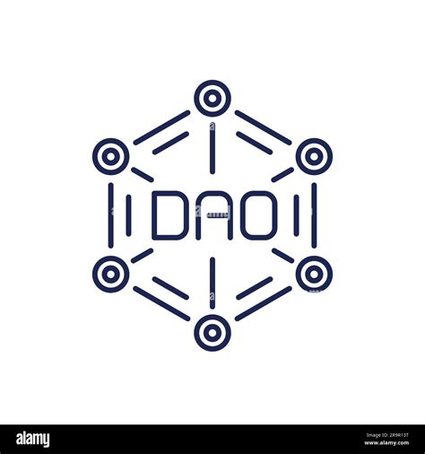 Dao Icon Decentralized Autonomous Organisation Stock Vector Image And Art Alamy