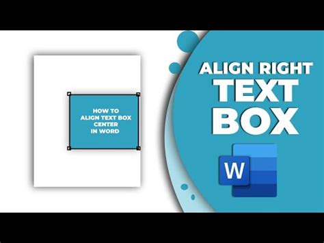 How To Align Text Box Right In Word The Graphic Home