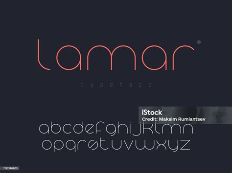 벡터 라틴어 소문자 알파벳 문자와 숫자입니다 가는 선 글꼴 기둥 머리에 대한 스톡 벡터 아트 및 기타 이미지 기둥 머리 기하 도형 날씬한 Istock