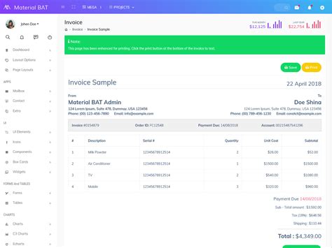 Responsive Bootstrap 4 Admin With Admin Templates