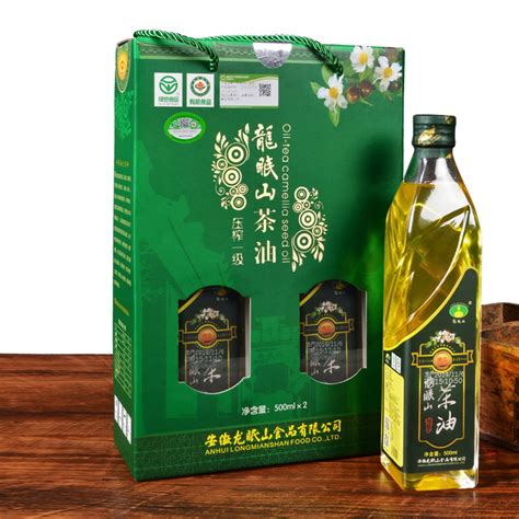 龙眠山茶油绿色有机茶籽油物理桐城特产压榨一级食用油1000ml礼盒 龙眠山食品旗舰店