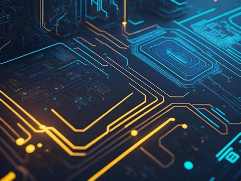 Premium Ai Image A Futuristic Technological Background With Glowing Circuitry Patterns And