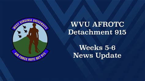 Weeks 5 6 Update WVU AFROTC YouTube