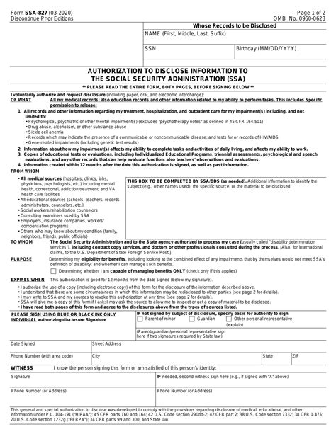 Social Security SSA Forms EForms