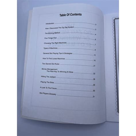 The Zig Zag Method Of Winning At Slot Machines Booklet Etsy