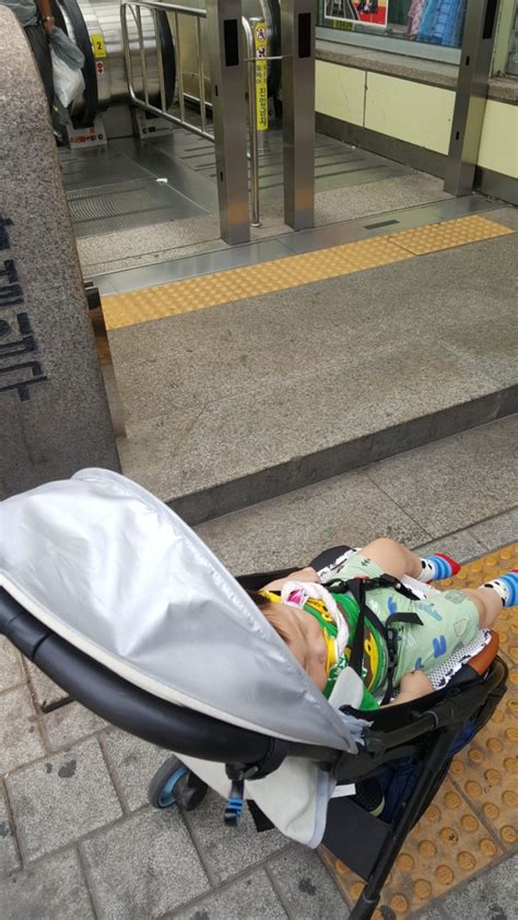 11개월 아기와 유모차 가지고 버스타기 성공 네이버 블로그