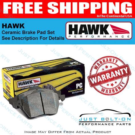 Hawk Ceramic Brake Pad Sets Performance Vehicle Fitment See Descr