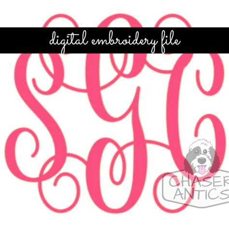 Interlocking Font Etsy