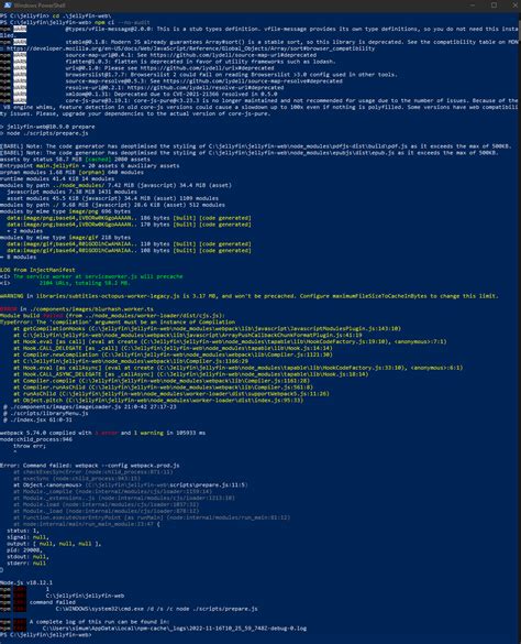 Issue With Building On Windows · Issue 154 · Jellyfinjellyfin Tizen